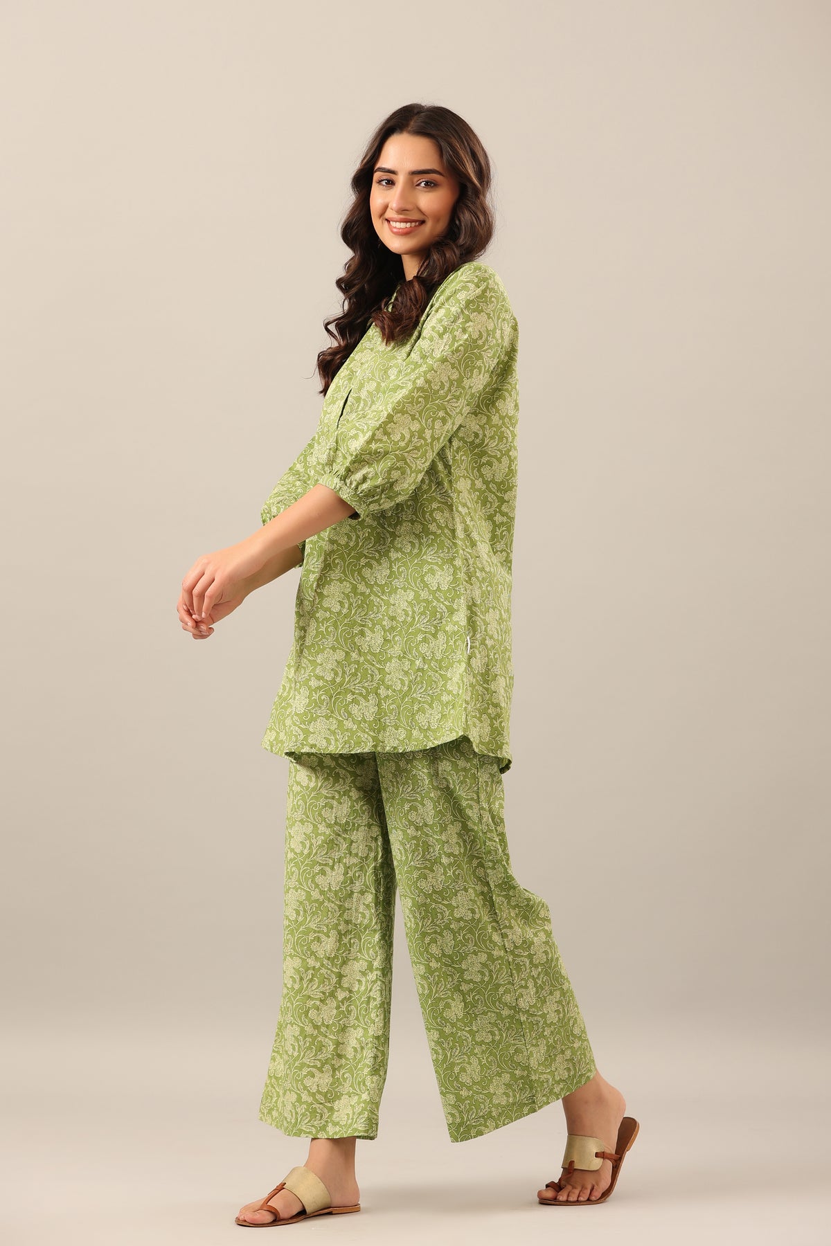 Daisy Earth Cotton Co-ord Lounge Set – JISORA