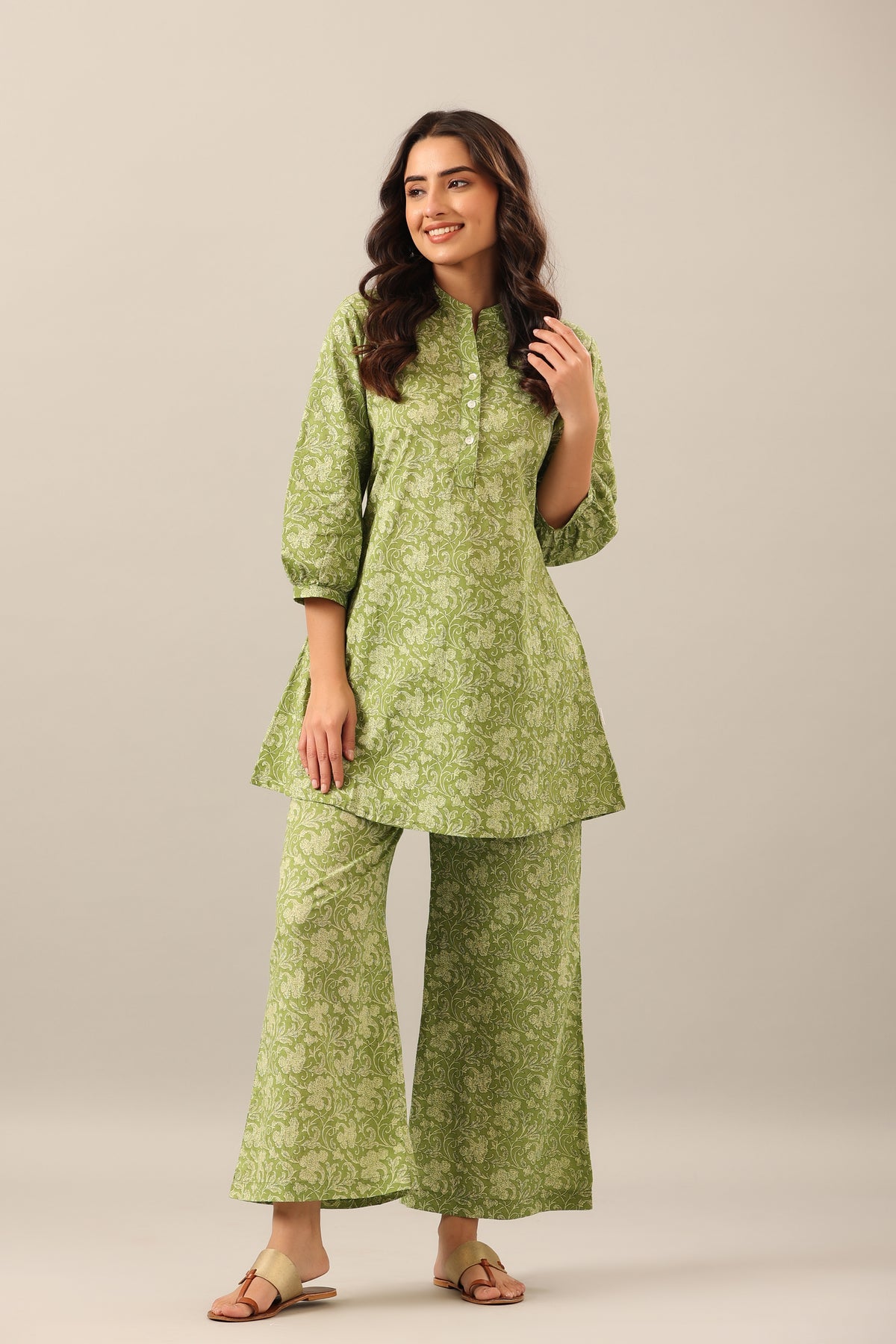 Daisy Earth Cotton Co-ord Lounge Set – JISORA