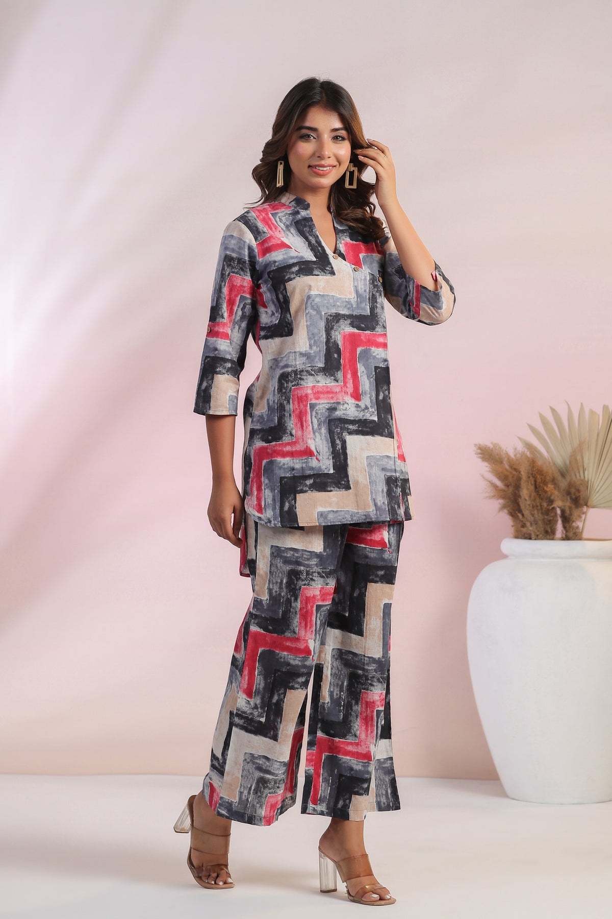 Cotton Palazzo Sets with Top for Women