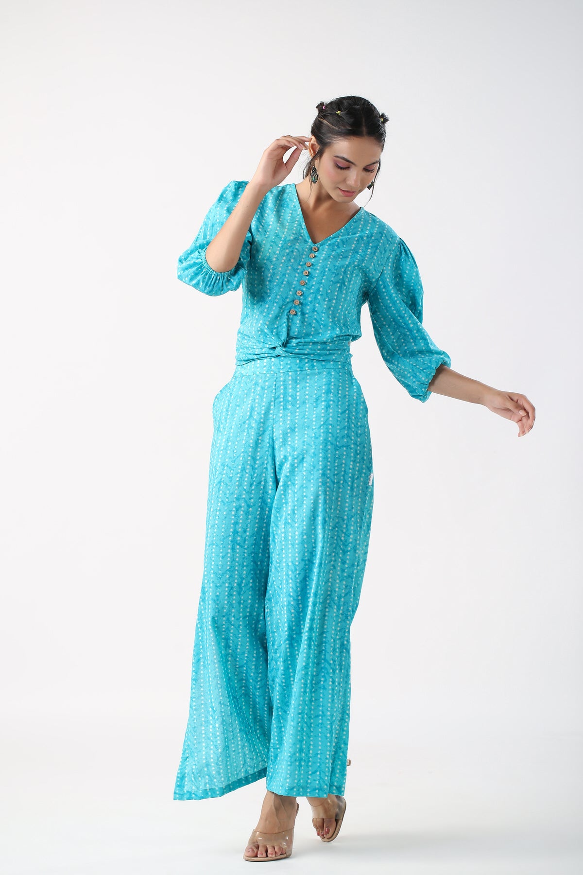 Palm Paradise Cotton Co ord set – JISORA