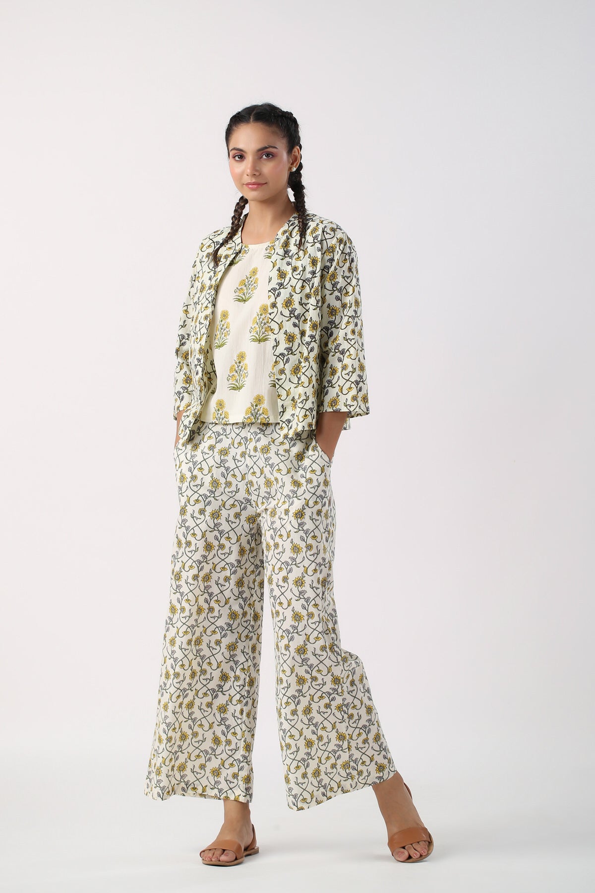 Meadow Melody cotton Three piece set – JISORA